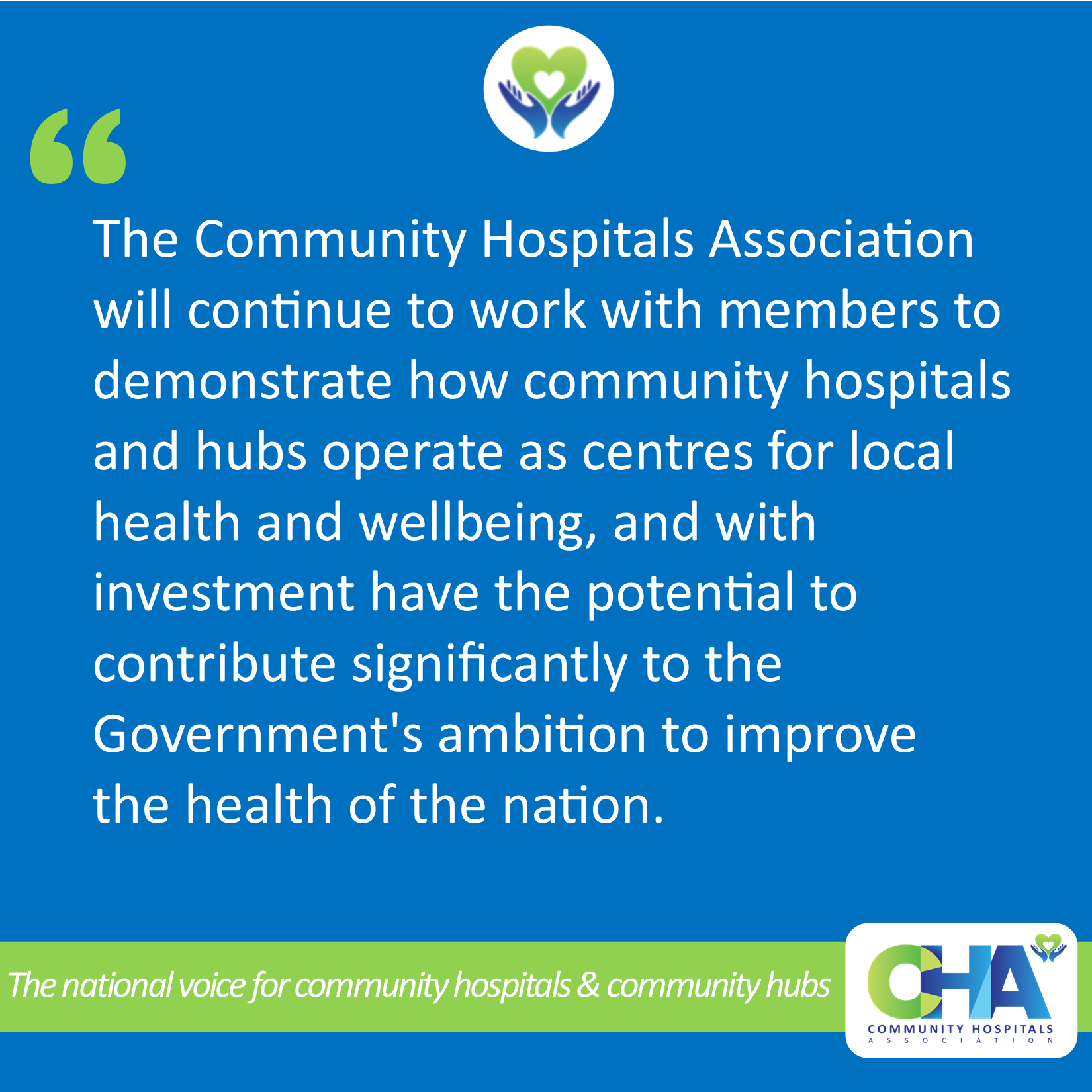 CHA | Community Hospitals Association